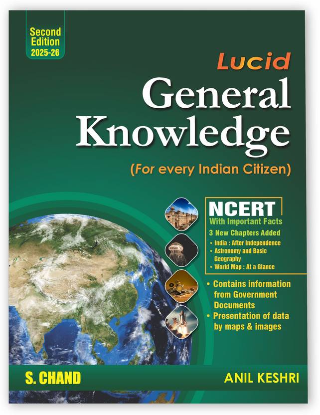Lucid General Knowledge GK Book 2025 - 2026 for All Competitive Exams ...