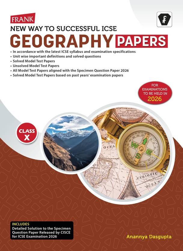Frank ICSE Geography Question Papers Class 10 | 2025–26 Edition ...