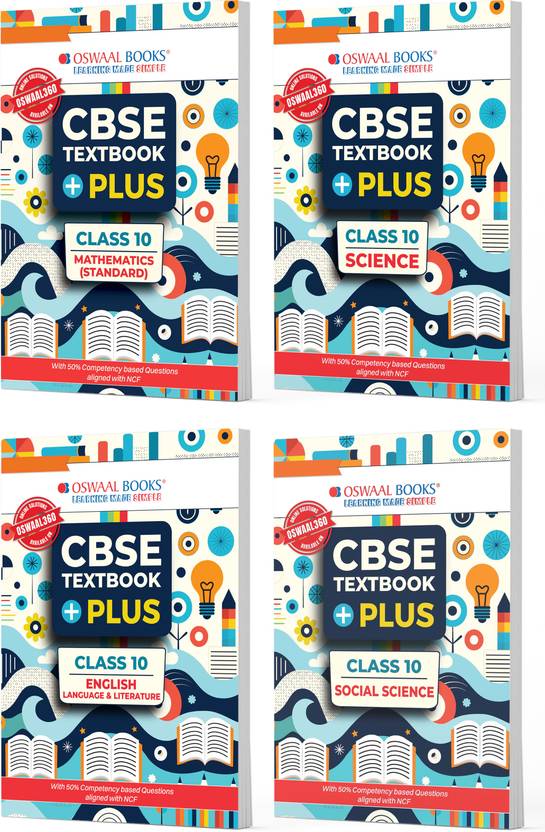 Oswaal CBSE Textbook Plus for English Language and Literature, Maths ...