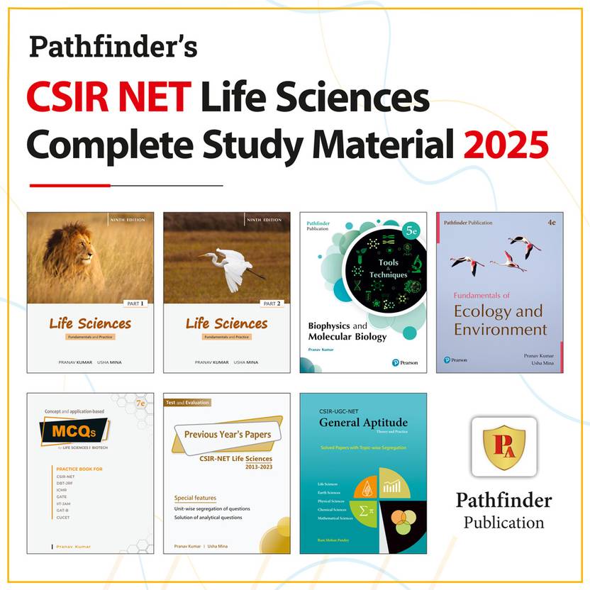 Pathfinder Academy Csir-Jrf-Net Life Sciences Book Combo Set with ...