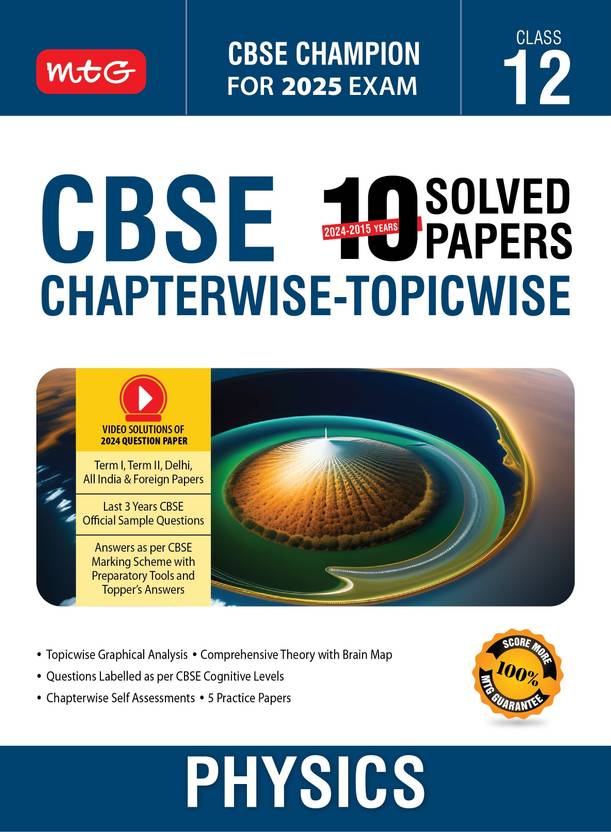 MTG CBSE 10 Years (2024-2015) Chapterwise Topicwise Solved Papers Class ...