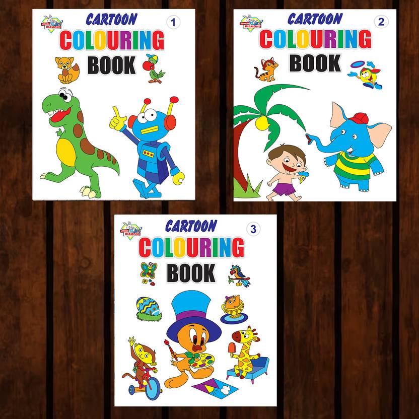 Cartoon Colouring Books | Colouring Books for Kids | 2 to 7 Years Old ...