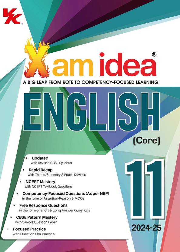 Xam idea Class 11 English Core (2025-26) | Latest CBSE Syllabus| NEP ...
