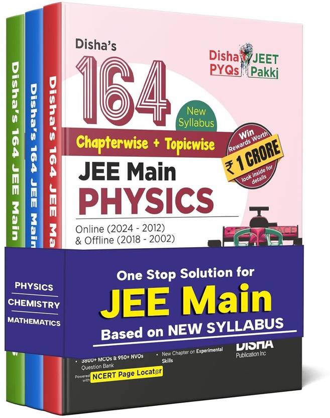 Disha's 164 New Syllabus Chapter-Wise + Topic-Wise Jee Main Online ...