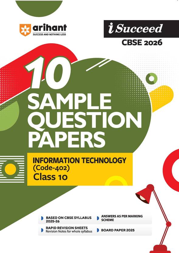 Arihant I Succeed Cbse Sample Question Papers Class 10 Information ...