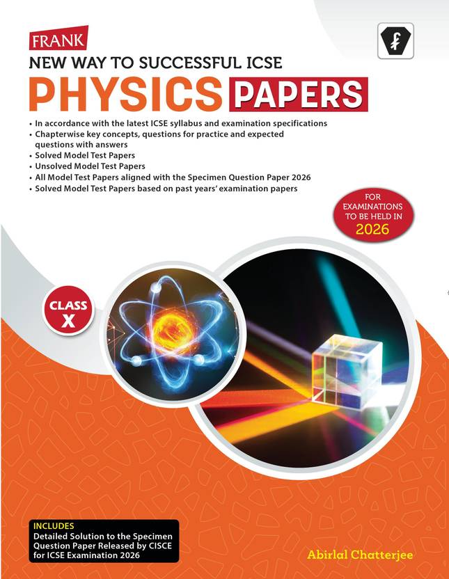 Frank ICSE Physics Question Papers Class 10 | 2025–26 Edition | Solved ...