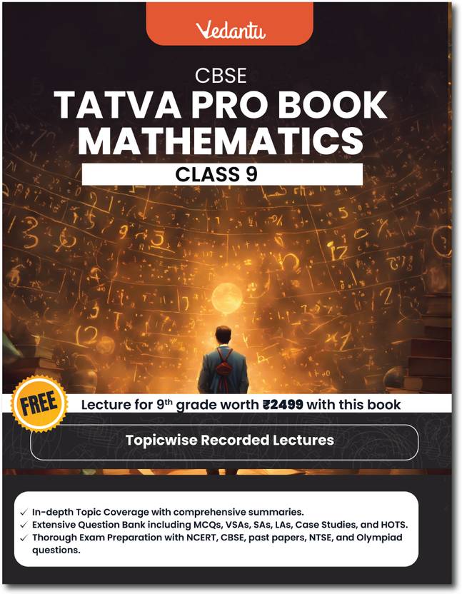 Vedantu Tatva Pro CBSE Class 9 Mathematics Question Bank | Topicwise ...