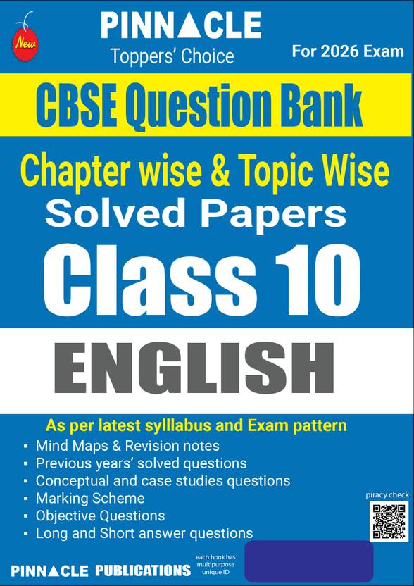 CBSE Class 10 English Question Bank – Chapter wise & Topic wise ...