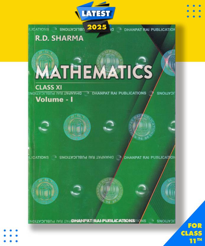 R D Sharma Mathematics for Class 11 Set of 2 Vol. -CBSE Examination ...
