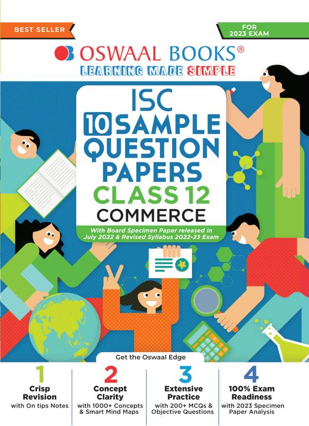 Oswaal ISC Sample Question Papers Class 12 Commerce for 2023 Board Exam ...