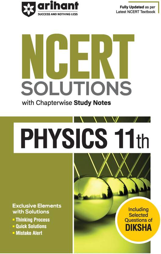 Arihant NCERT Solutions for Class 11th Physics with Chapterwise Study ...