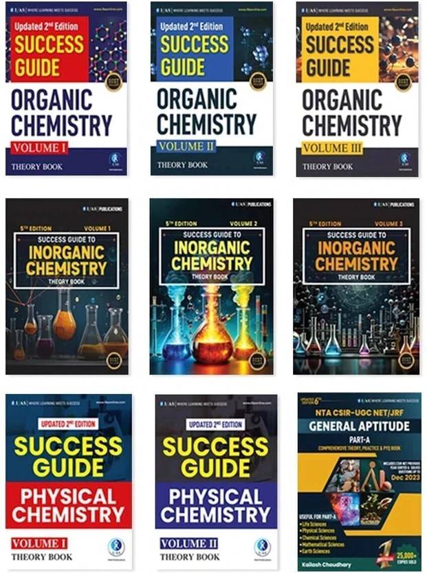 CSIR NET Chemical Science - 2026 [Set of 9 Books] Complete Topic-Wise ...