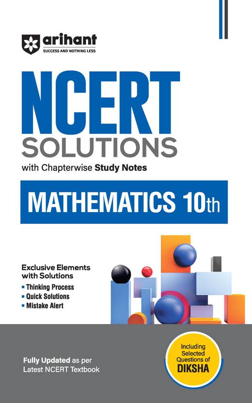 Arihant NCERT Solutions for Class 10th Mathematics with Chapterwise ...