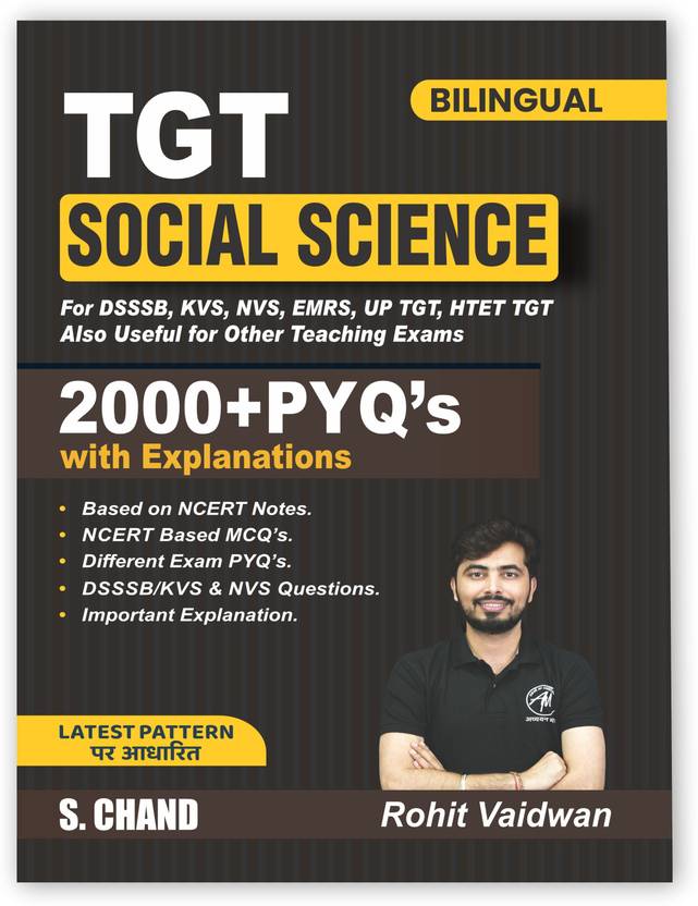 TGT Social Science (SST) Exam Book 2025 - 2026 (Bilingual Edition) for DSSSB, KVS, NVS, EMRS ...