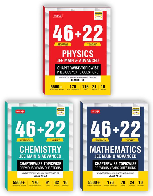 MTG 46 + 22 Years JEE Main and IIT JEE Advanced Previous Years Solved ... MTG 46 + 22 Years JEE Main and IIT JEE Advanced Previous Years Solved ...