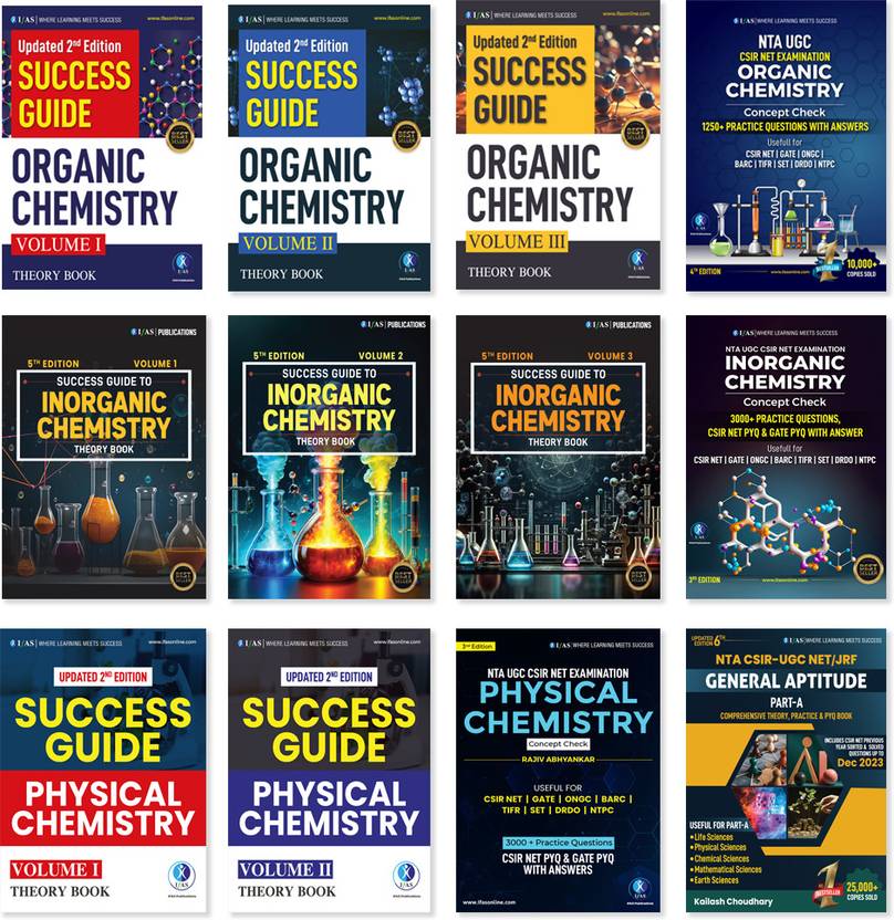 Chemical Science Best Study Material Combo Set (12 books) for CSIR NET ...