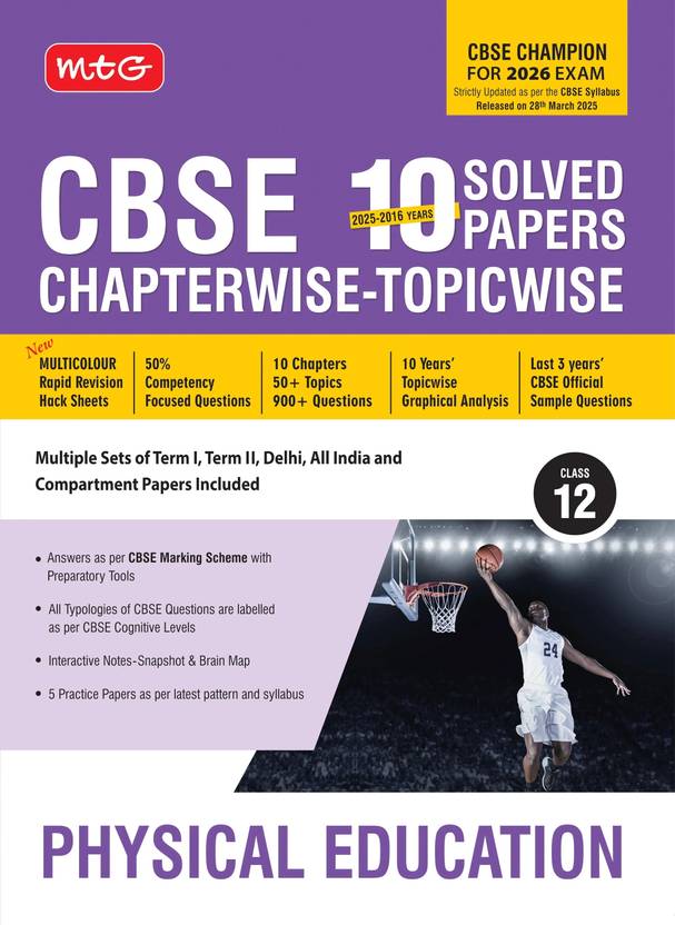 MTG CBSE 10 Years (2025-2016) Chapterwise Topicwise Solved Papers Class ...