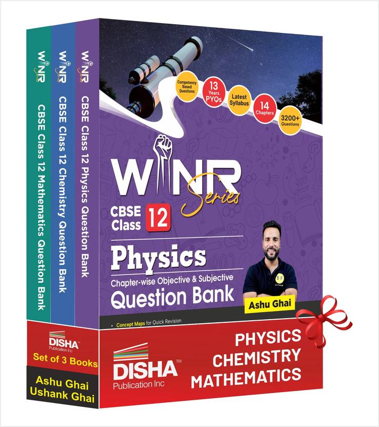 Combo (set of 3 Books) WINR Series CBSE Class 12 Physics, Chemistry ...