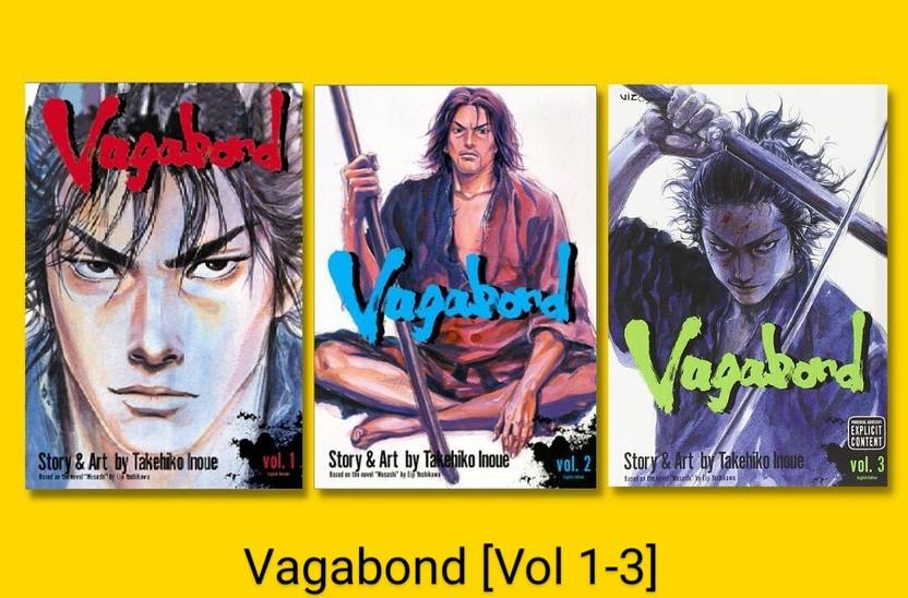 VAGABOND Manga Books Vol. 1-3 [Latest Edition] [Combo Set]: Buy ...
