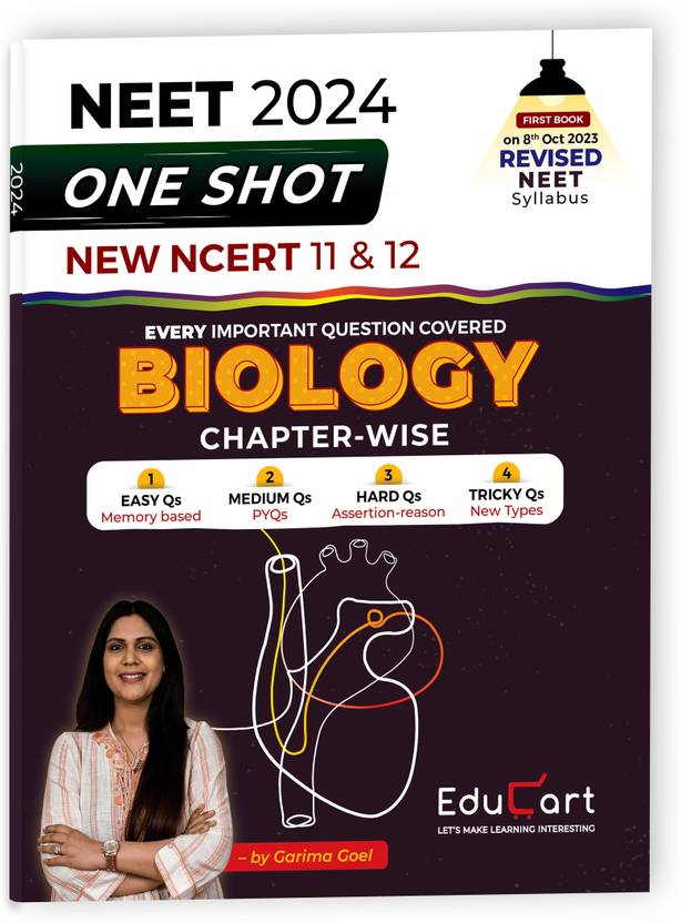 Educart NEET One Shot Biology Chapter-wise book on New NCERT 2024 ...
