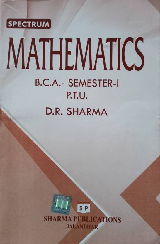 PTU -Maths book sem-1st : BCA Maths books for 1st semester of PTU: Buy ...