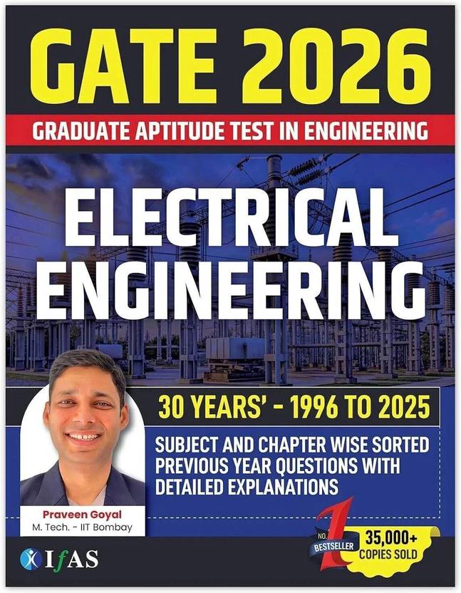 GATE PYQ Book Electrical - 30 Years Previous Year Solved Papers (1996 ...