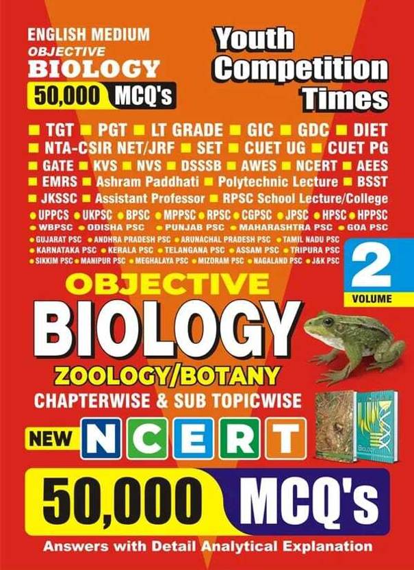 Tgt/Pgt/Lt Grade/Gic Objective Biology (Zoology/Botany) Vol-2 (English: Buy Tgt/Pgt/Lt Grade/Gic ...