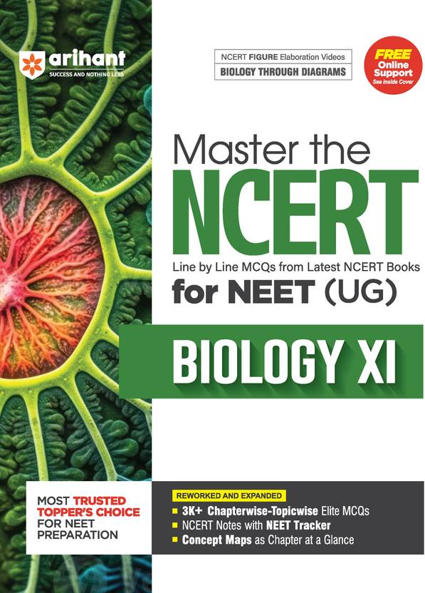 Arihant Master the NCERT Biology Class 11 for NEET (UG) 2026 Line by ...