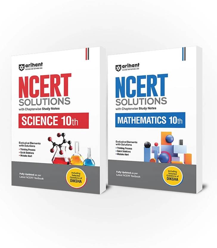 Arihant NCERT Solutions Science,Math Class 10 (Set of 2) with ...