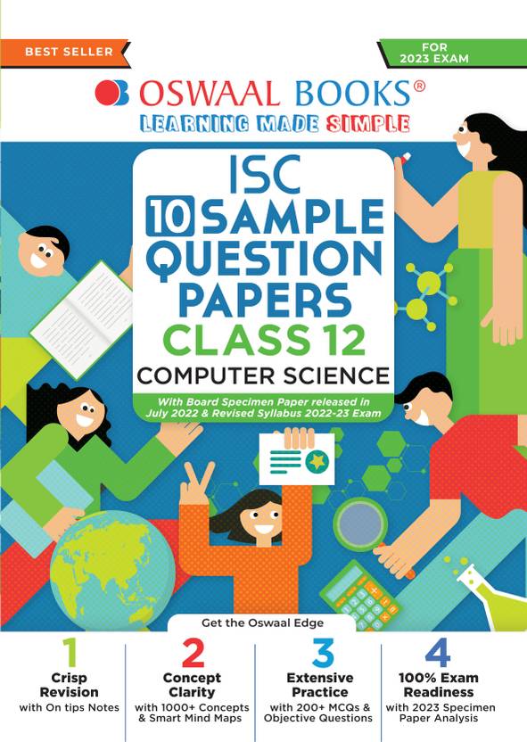 Oswaal Isc Sample Question Papers Class 12 Computer Science For 2023