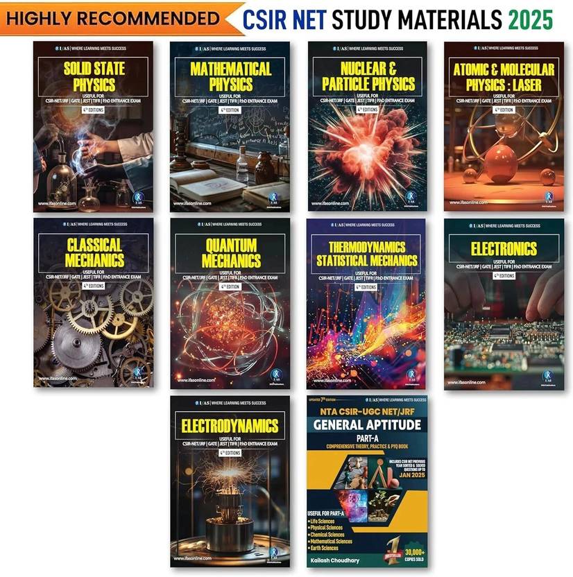 CSIR NET Physical Science - 2025 | CSIR NET Physics Theory Books ...