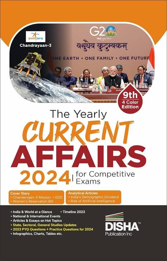 The Yearly Current Affairs 2024 with Previous Year & Practice Questions ...