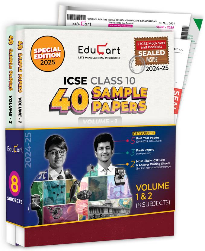 Educart ICSE Class 10 Sample Papers 2025 (Set of 8 Subjects Books ... Educart ICSE Class 10 Sample Papers 2025 (Set of 8 Subjects Books ...