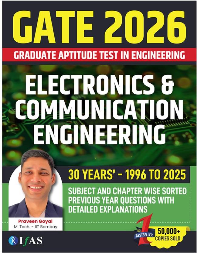 GATE Electronics and Communication Engineering ECE PYQ Book - 2026 | Last 30 Years (1996 to 2025 ...