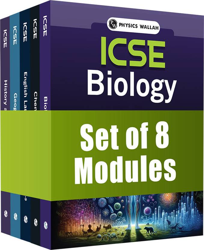 Pw Icse Class 9 Combo Set of 8 Books for 2025 Exams: Buy Pw Icse Class ...