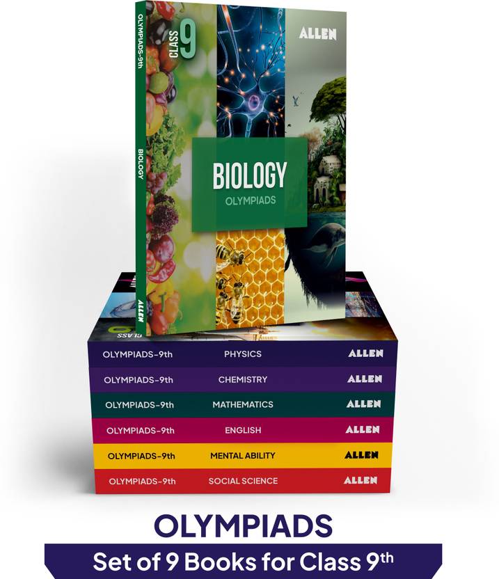 ALLEN Class 9 All-in-One Olympiad Study Material Package -9 Multicolor ...