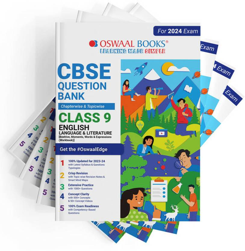 Oswaal CBSE Question Bank Class 9 Eng Math Scie & Social Scie 4 Sets ...