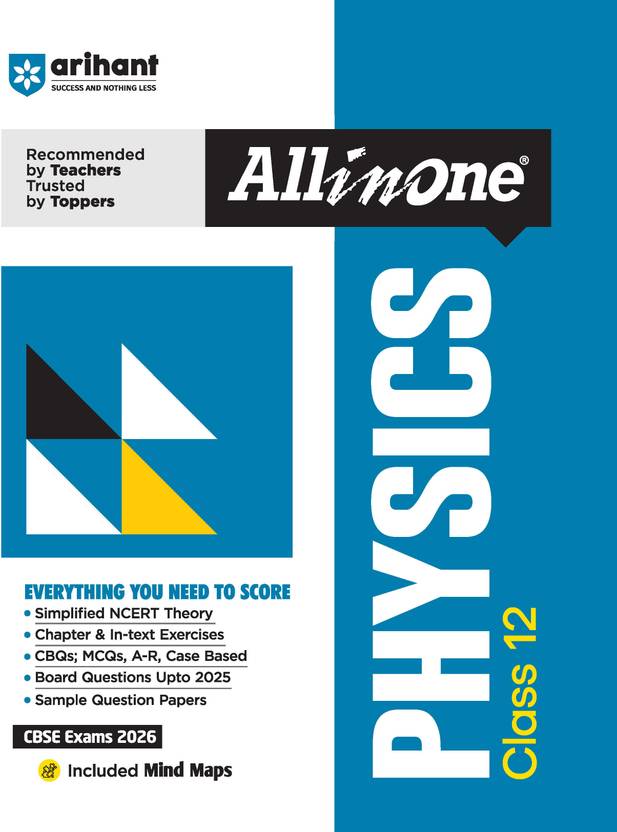 Arihant All in One Physics Class 12 for CBSE Exams 2025-26 | Revised ...