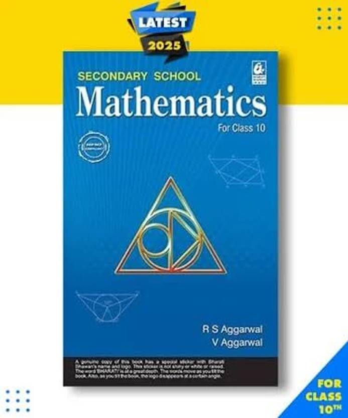 RS AGGARWAL CLASS 10TH MATHS NEW 2025-26 EDITION Paperback – 14 March ...