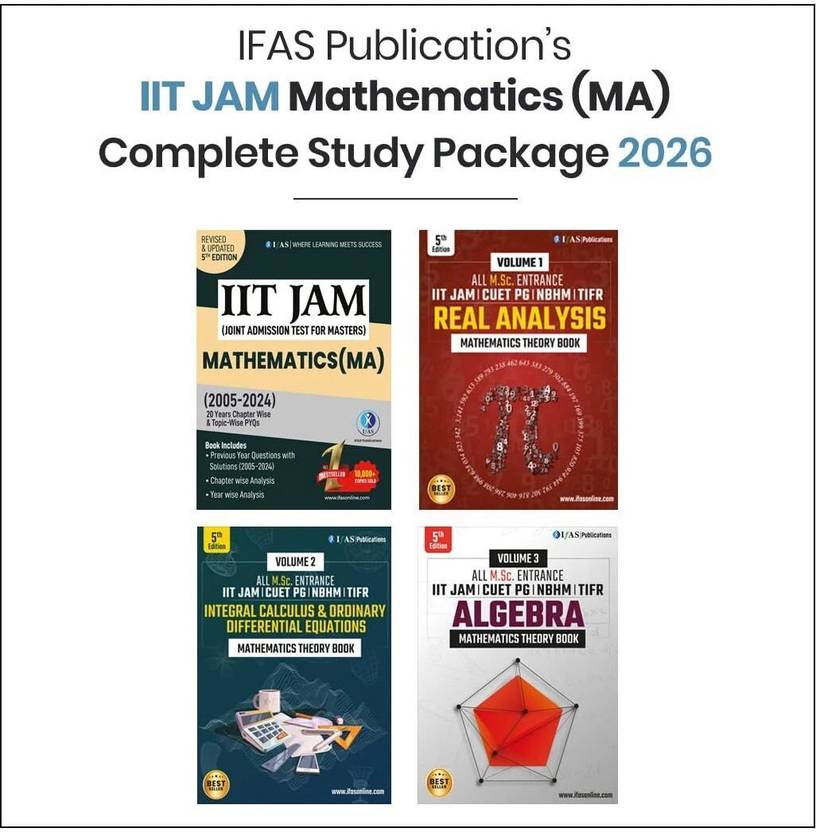 IIT JAM Mathematics - 2026 Complete Study Package | PYQs (2005–2025 ...
