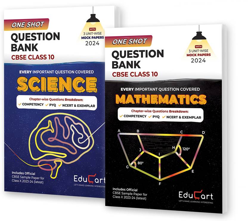 (OLD) Educart One-shot Question Bank CBSE Class 10 Bundle - Science ...