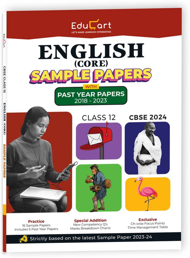 Educart Cbse Class XII English Core Sample Question Paper 2023 - 202 ...