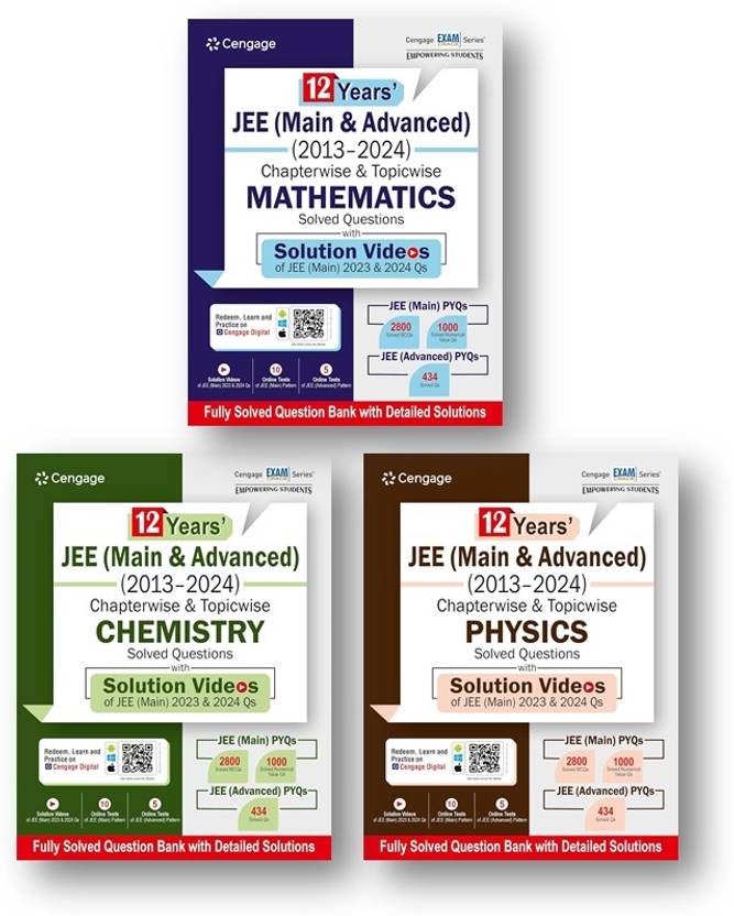 Cengage - 12 Years JEE Mains & Advanced - Solved PYQs - Physics + Chem ... Cengage - 12 Years JEE Mains & Advanced - Solved PYQs - Physics + Chem ...
