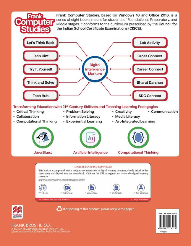 Frank Computer Studies for ICSE 2026 Class 7 | Step-by-Step Digital ...