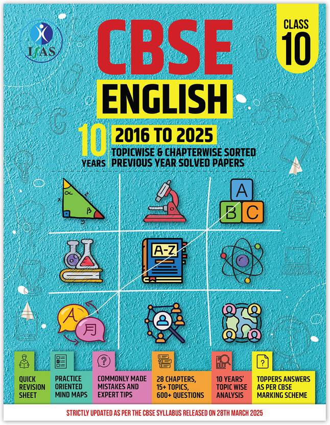 Class 10 2026 CBSE English - Previous Year Solved Papers (2016 to 2025 ...