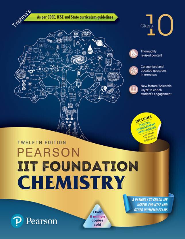 Pearson IIT Foundation'24 Chemistry Class 10, As Per CBSE, ICSE |For ...