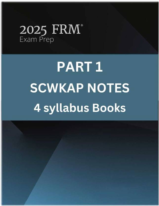 2025 FRM Part 1 Books Complete Study Package | 4 Books | 2025 FRM Books Applicable for 2025 ...