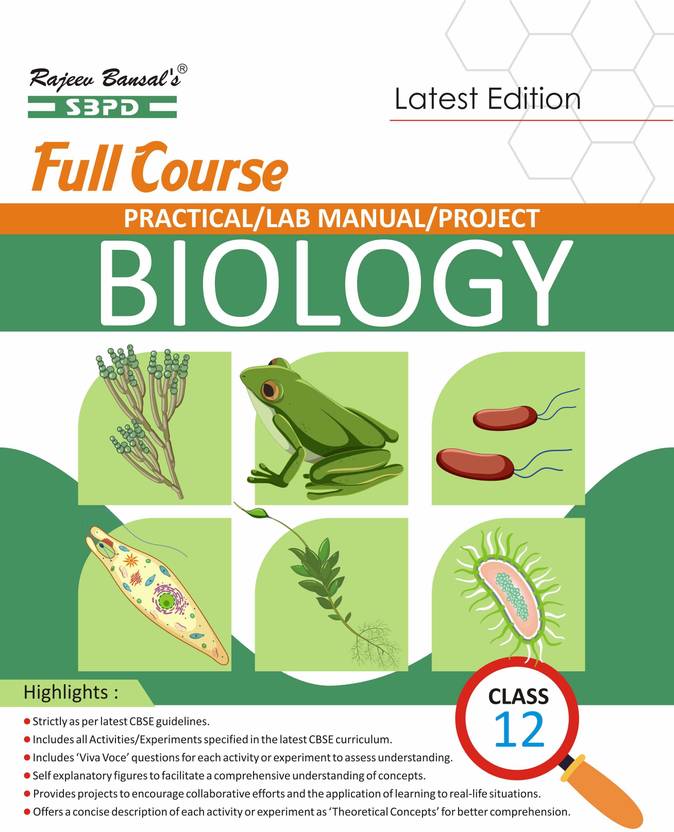 Lab. Manual Biology - Class 12 | Latest Edition for Board Examinations ...