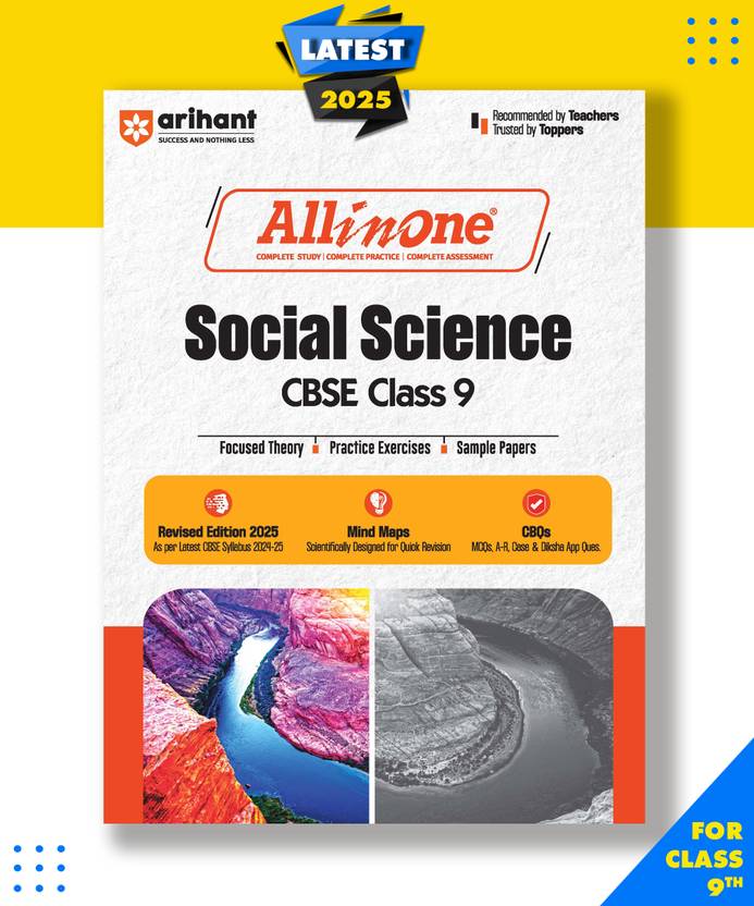 (Old Editon) Arihant All In One Social Science CBSE Class 9th Based On ...