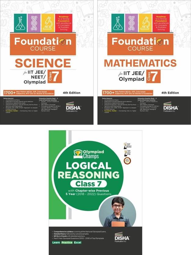Foundation Course in Science, Mathematics & Logical Reasoning Class 7 ...